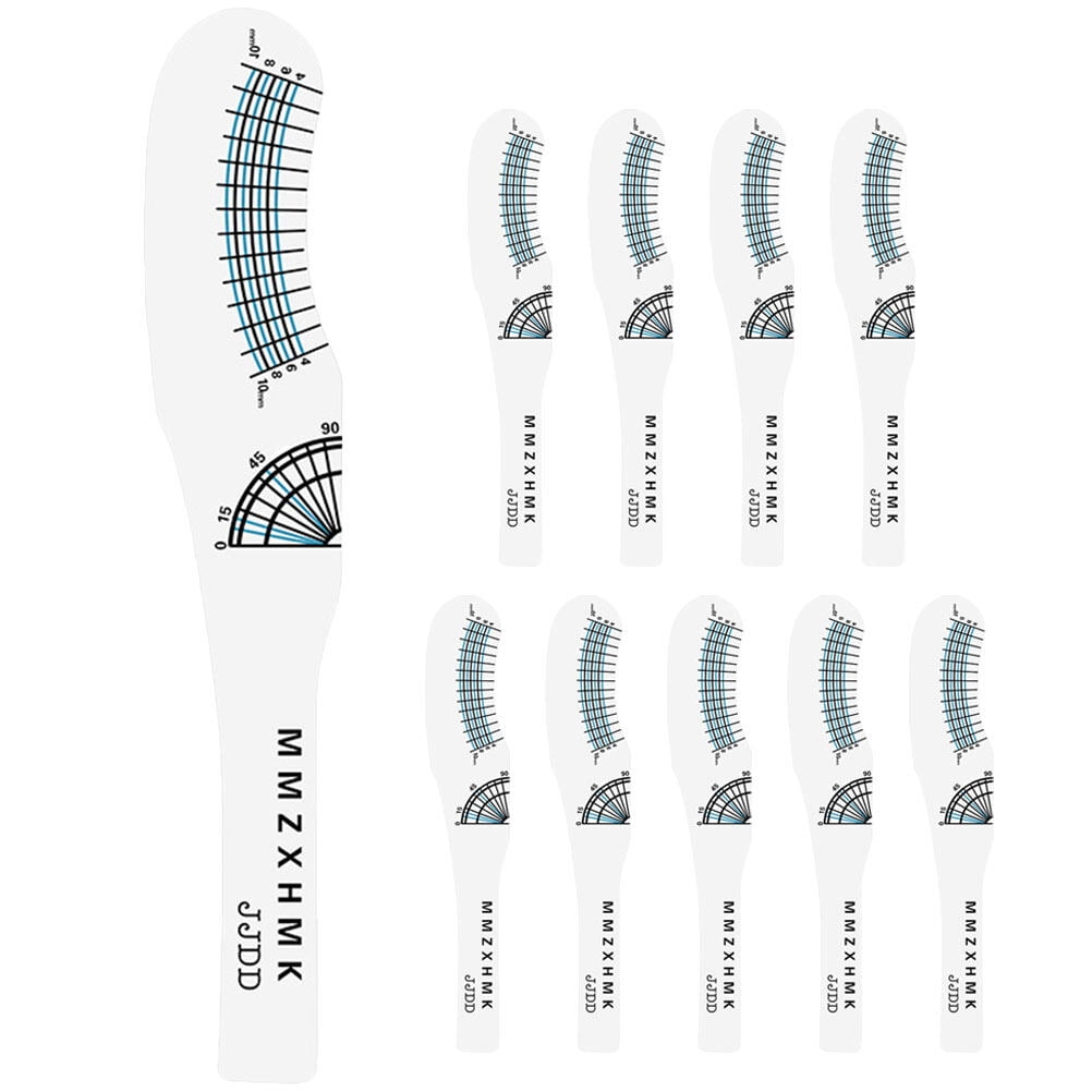 10 Pcs Lash Tools for Eyelash Extensions Supplies Measuring Ruler ...