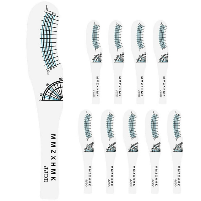 10 Pcs Lash Tools for Eyelash Extensions Supplies Measuring Ruler ...