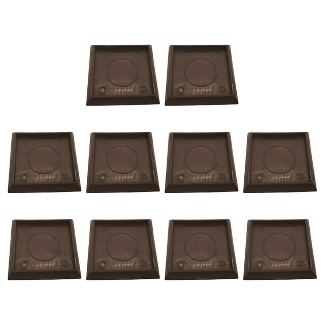 10 Pcs Leg Pads Non Skid Furniture Rubber Anti-Slip Wheel Grippers ...