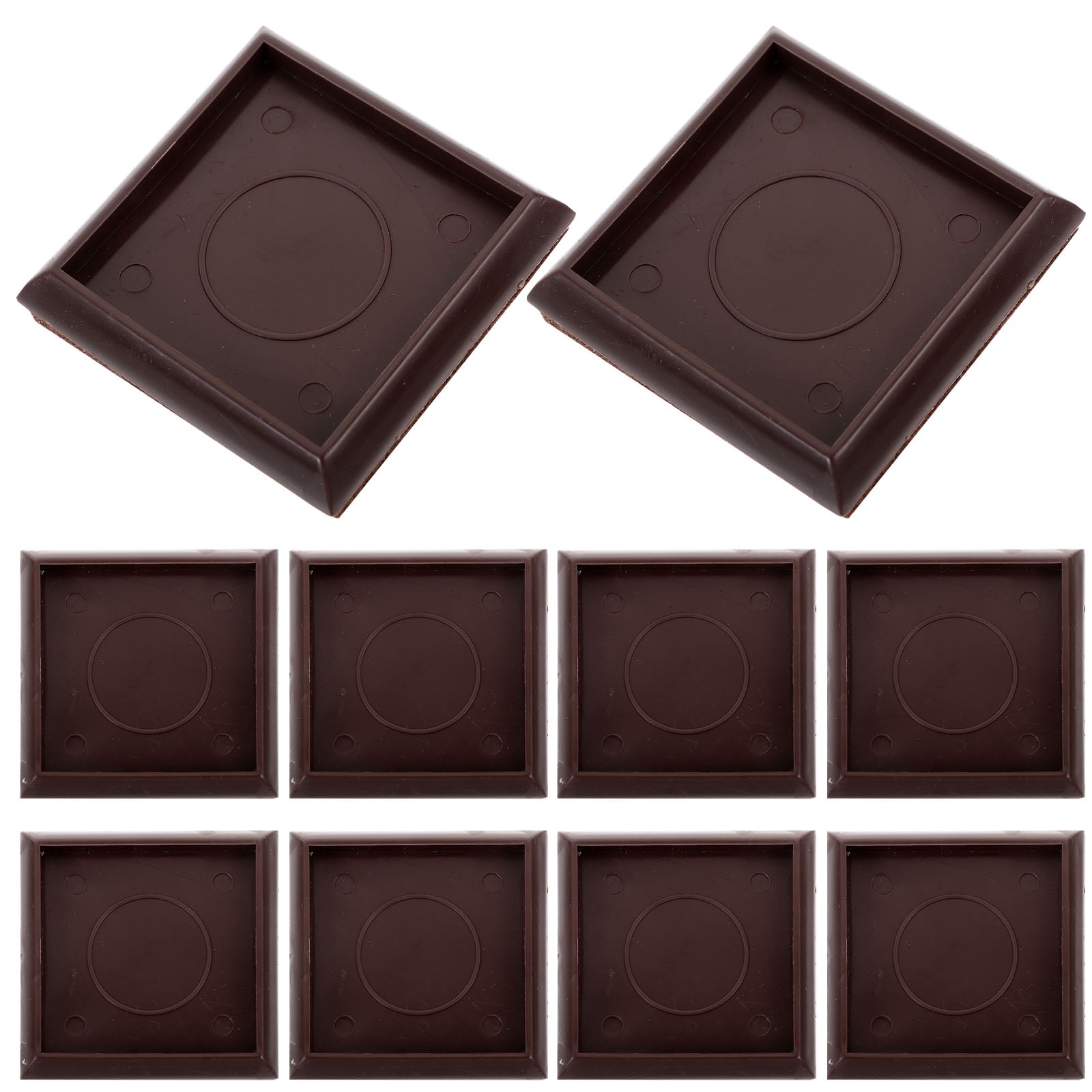 10 Pcs Leg Pads Rugs Furniture Coasters Anti-slip Wheel Mats Non Caster ...