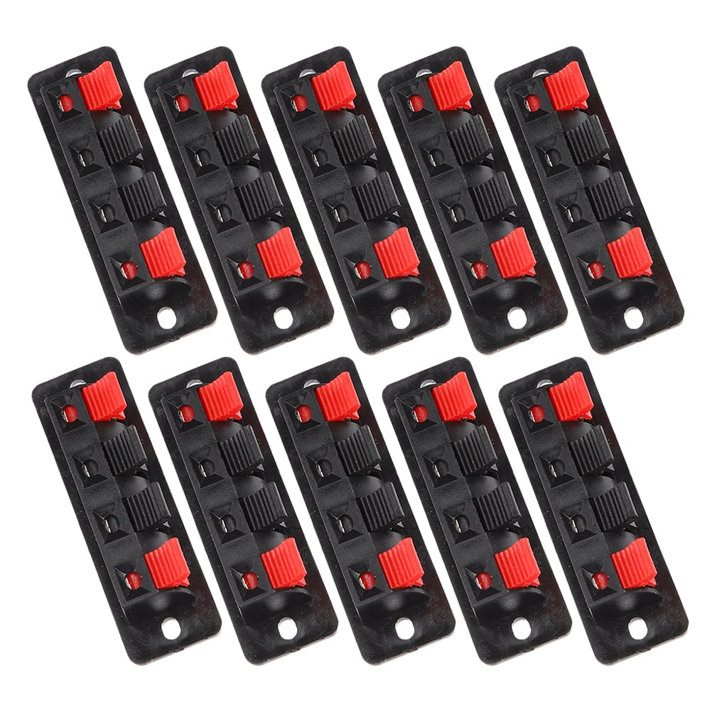 FONDOTIN 10Pcs Speaker Terminal Wire Connectors Clamping for Home ...