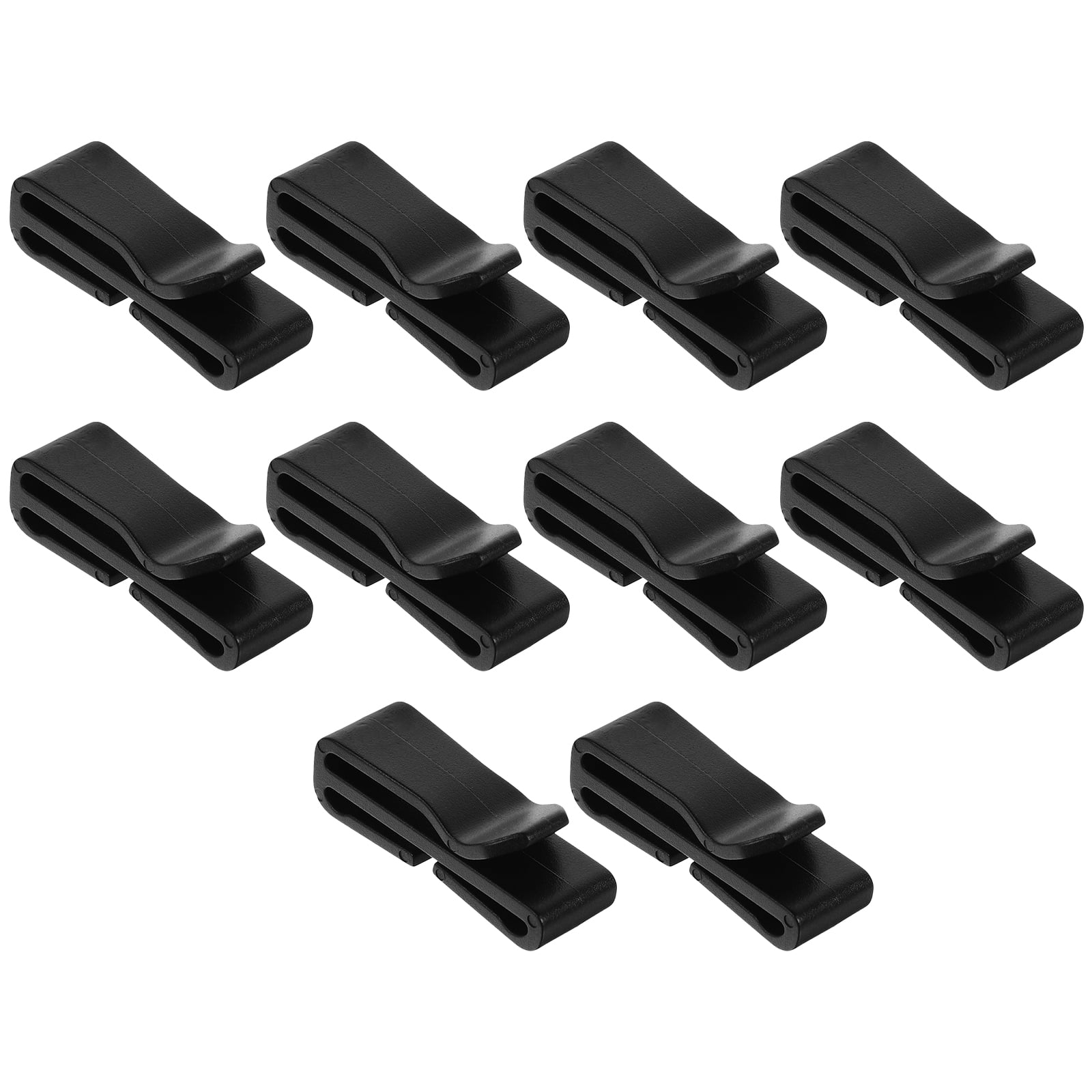 10 Pcs Line Fixing Buckle for Wires Securing Webbing Coil Clamp Hiking ...