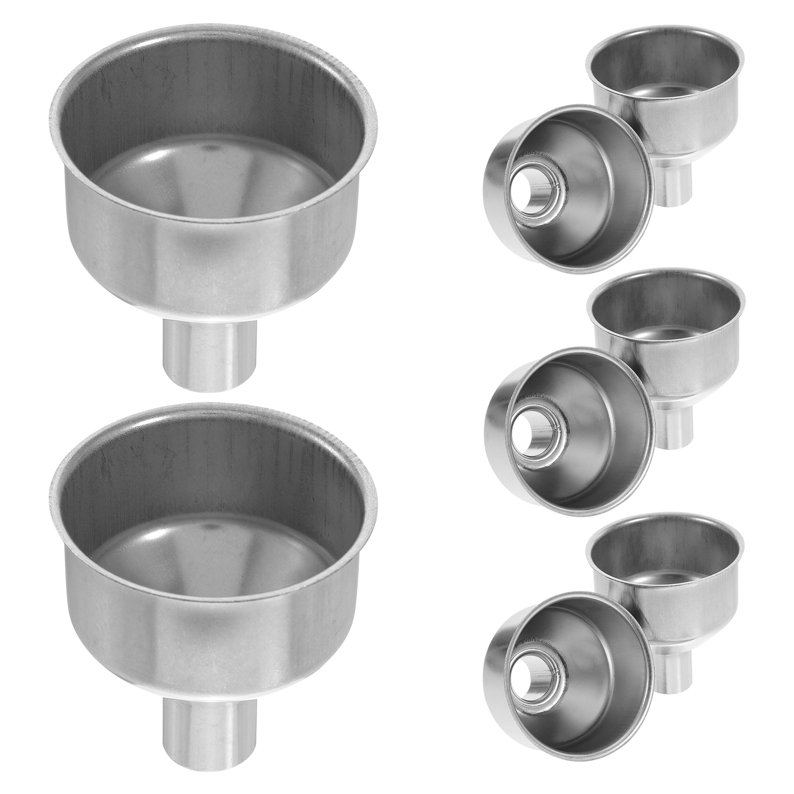 10 Pcs Liquid Dispensing Funnel Stainless Mini Steel Small Funnels for ...