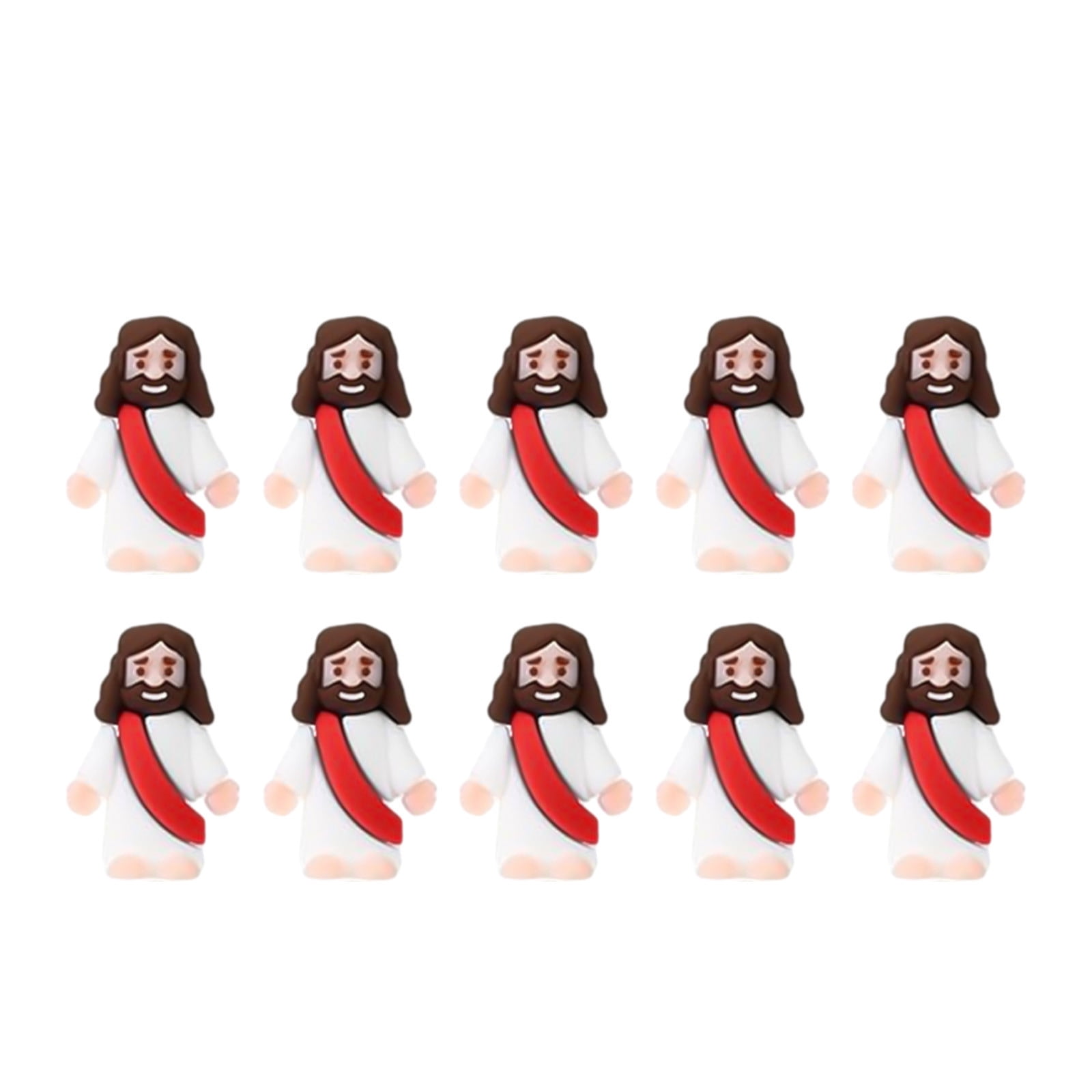 10 Pcs Little Jesus Figures Original Design Easter Mini Jesus Figures ...