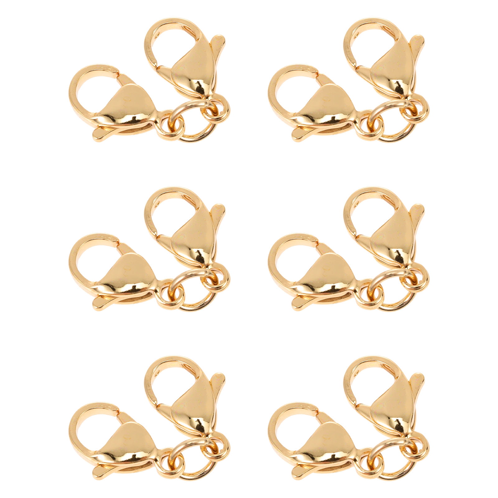 10 Pcs Lobster Buckle Double Necklaces Jewlery Double-end Connector ...