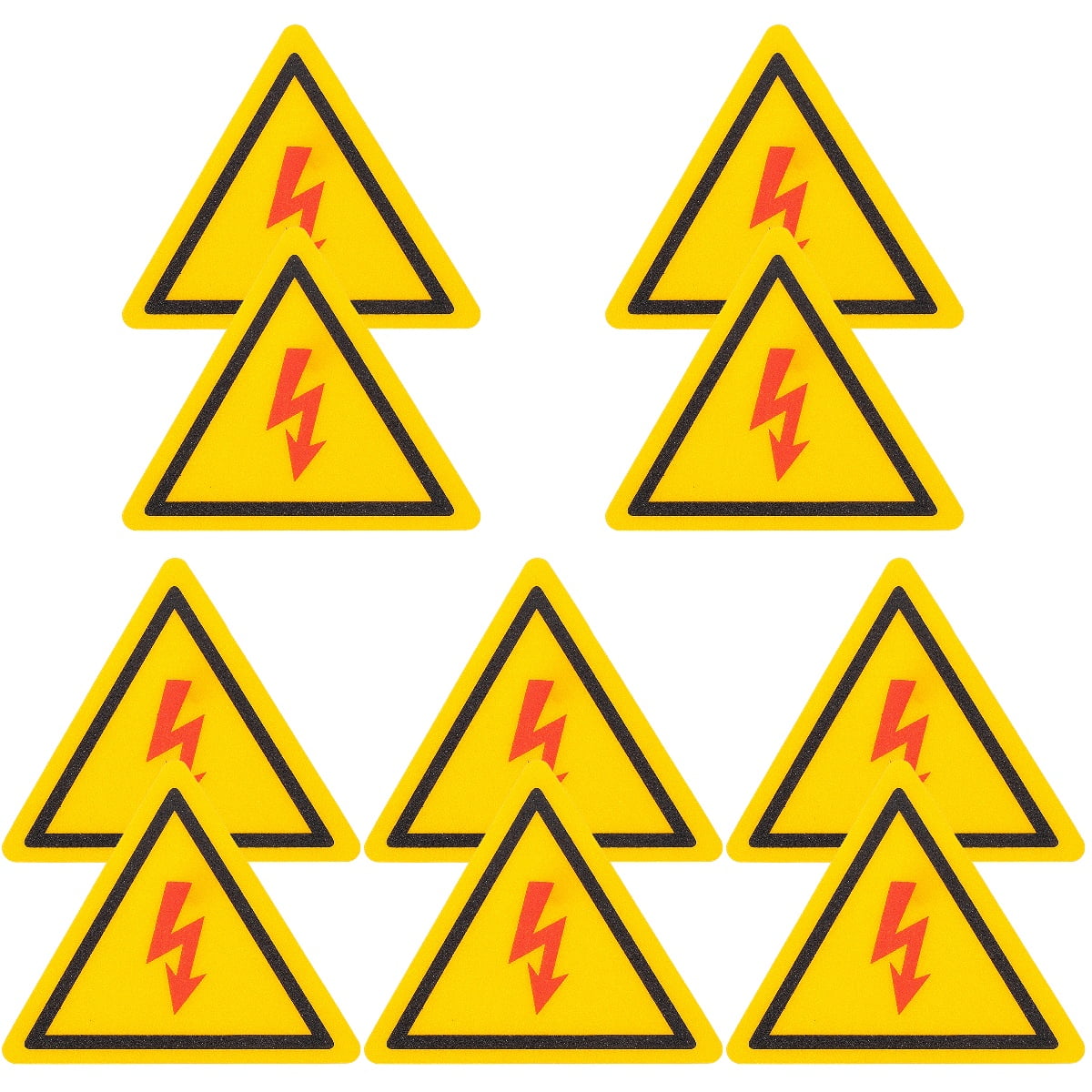 10 Pcs Logo Sticker Panel Electrical Appliance Label Labels Caution ...
