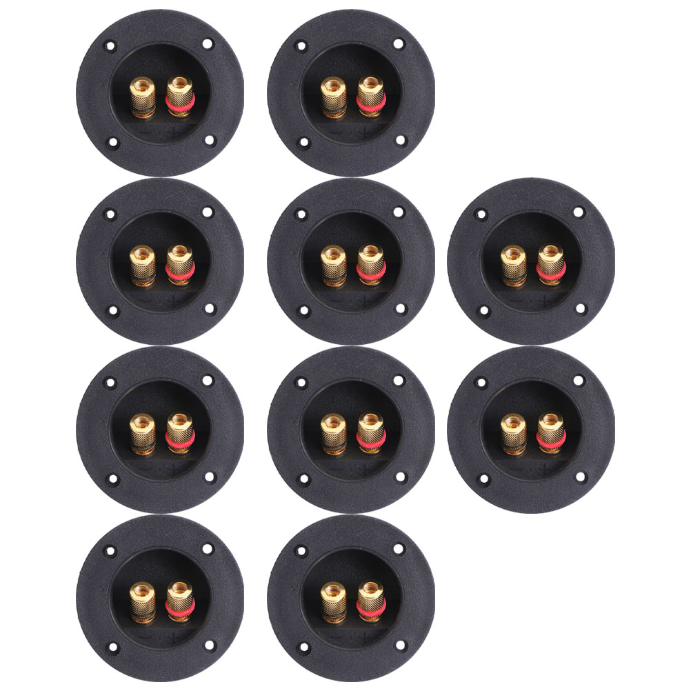 10 Pcs Loudspeaker Connector Replacement Connectors Cable Black ...