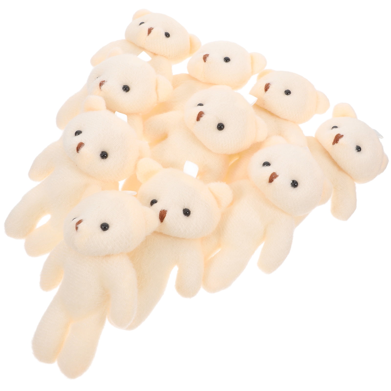 10 Pcs Lovely Bear Toy Mini Stuffed Dolls Bears Child Baby - Walmart.com
