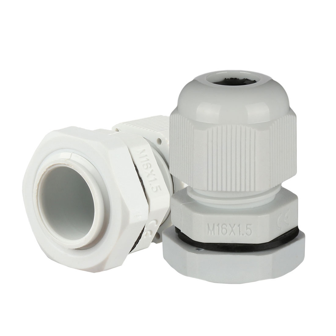 10 Pcs M16 Waterproof IP68 TRS Cable Stuffing Gland Locknut for 4mm-8mm ...