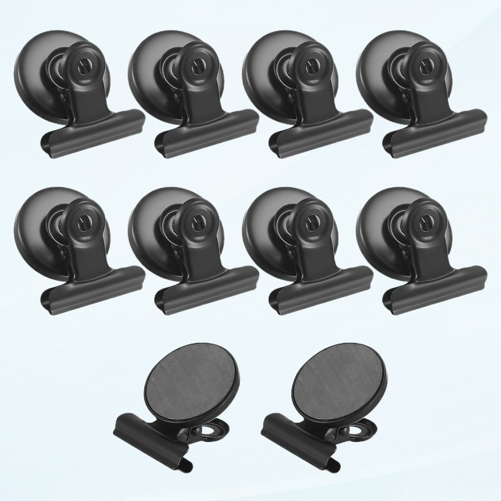 10 Pcs Magnetic Clips, Heavy Duty Metal Fridge Magnets, Magnetic Clamps ...