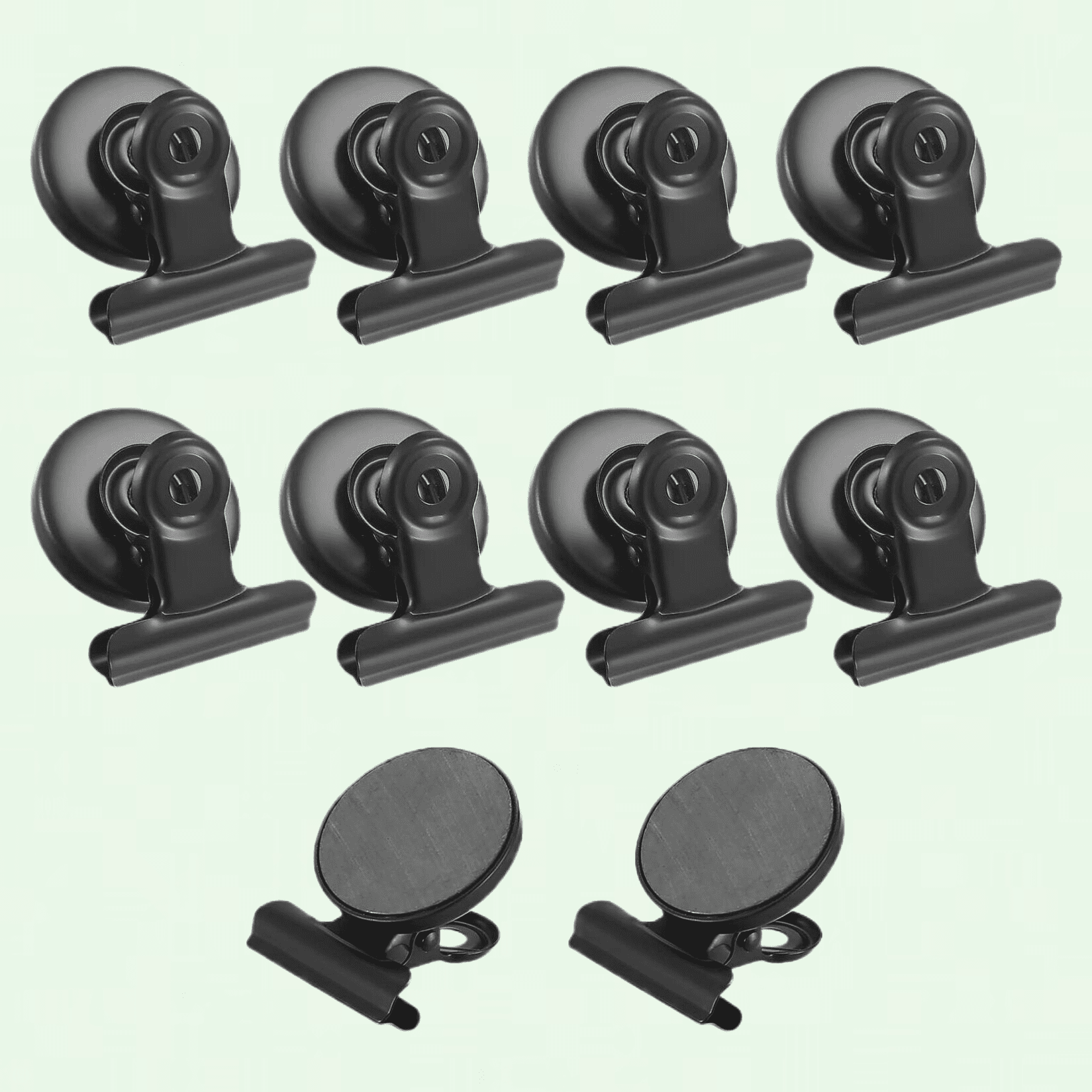 10 Pcs Magnetic Clips, Strong Metal Fridge Magnets, Magnet Holders for ...
