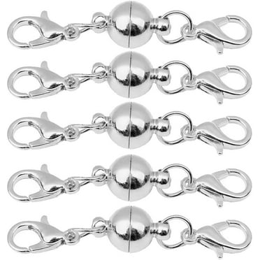 Uxcell 18 Pack Magnetic Necklace Clasps and Closures, 1" x 0.2" Lobster ...