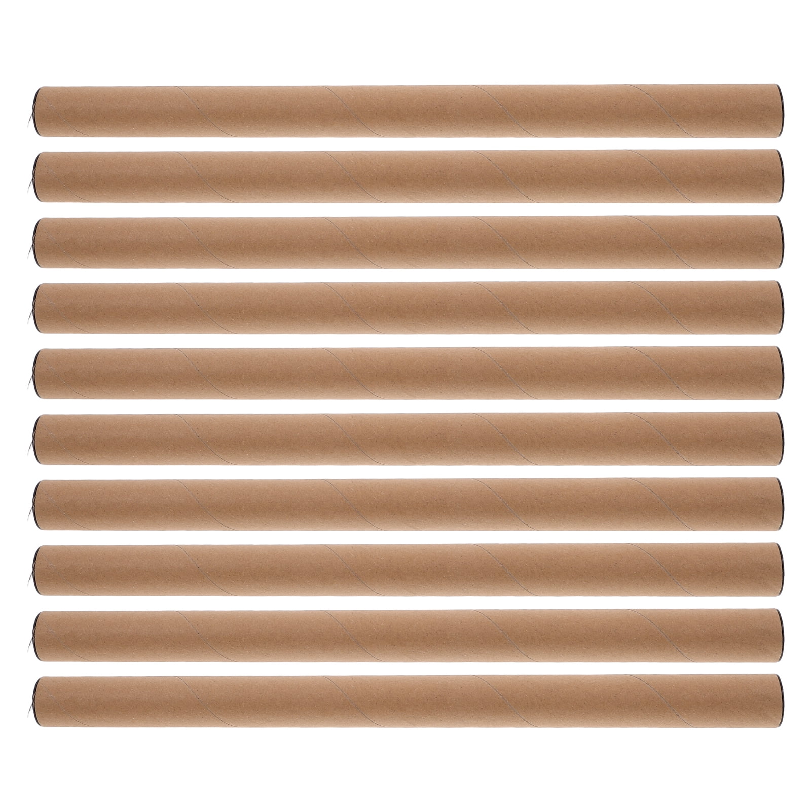 10 Pcs Mailing Tube Poster Carrying Tube Artwork Tube Kraft Cardboard ...
