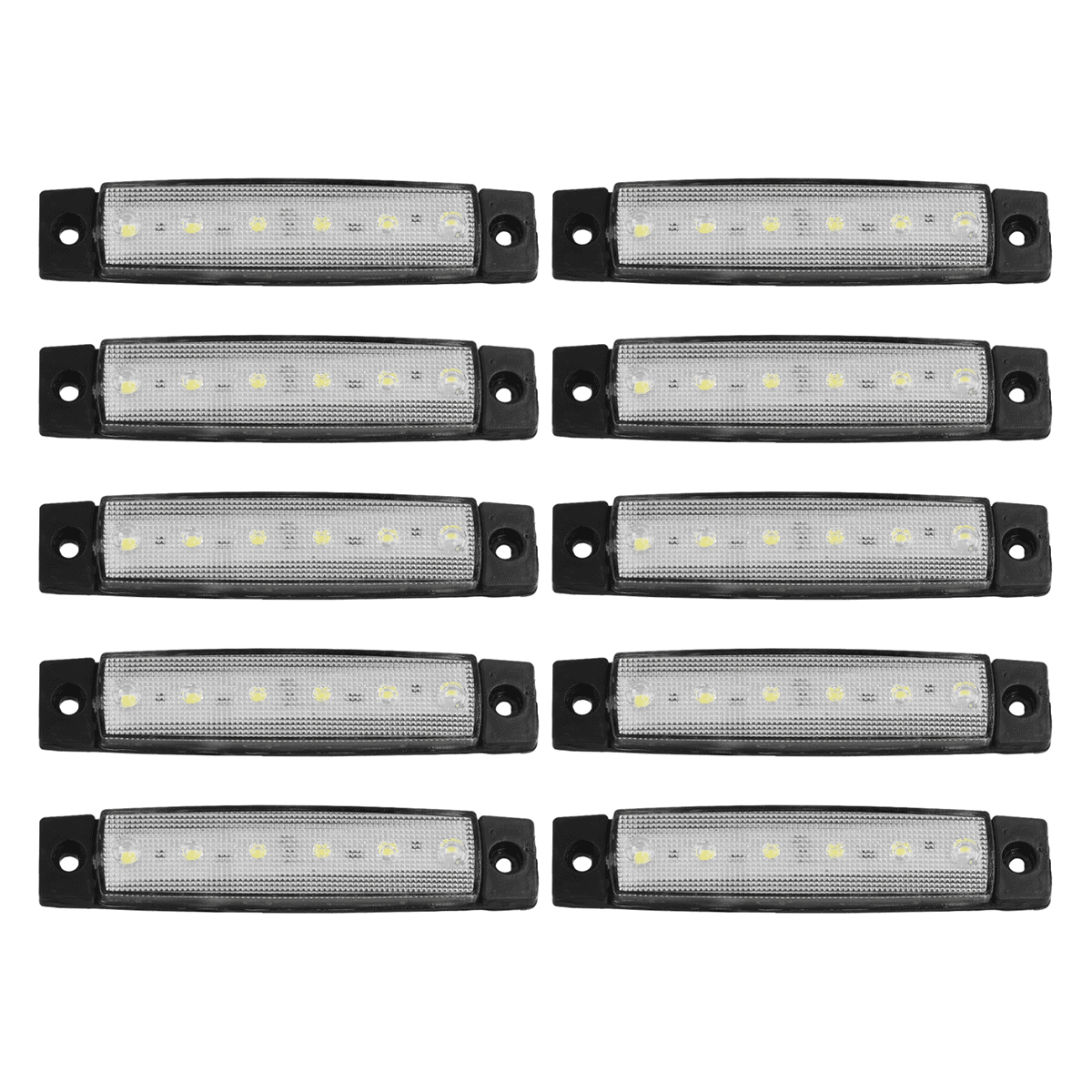 10 Pcs Marine Boat Lights,12V 24V Waterproof Interior Navigation Strip ...