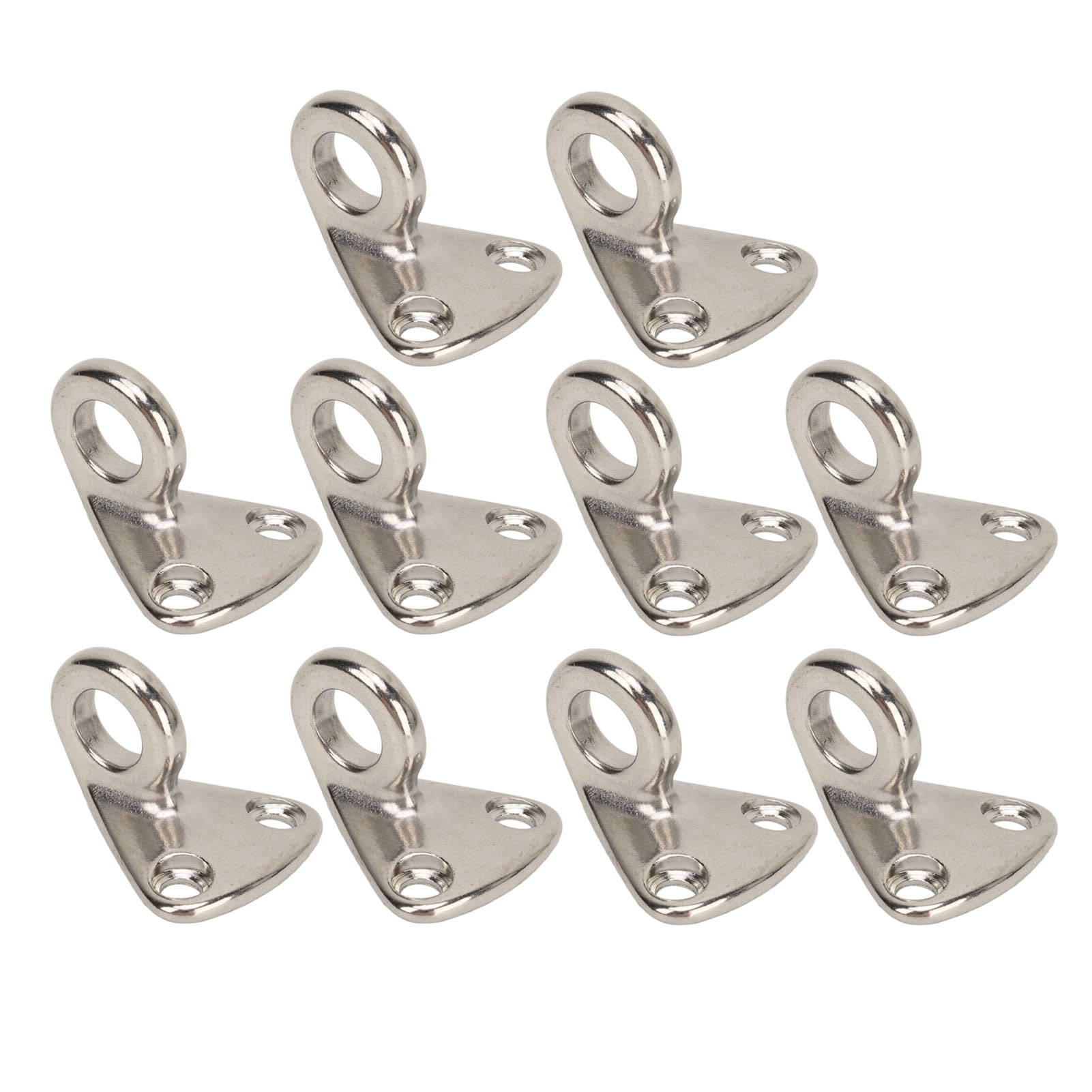 10 Pcs Marine Pad Eye Fenders Hook 316 Stainless Steel Fending Hanger ...