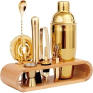 Viski 7-Piece Cocktail Shaker Set, Bartender Kit, Home Bar Gifts ...