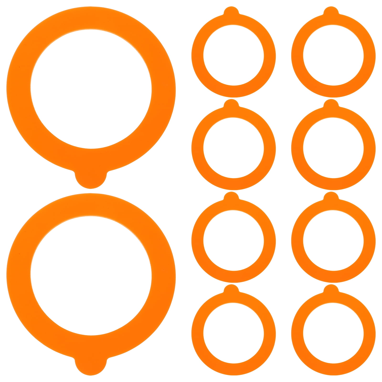 10 Pcs Mason Jar Gasket Storage for Food Jars Washers Silicone Glass ...