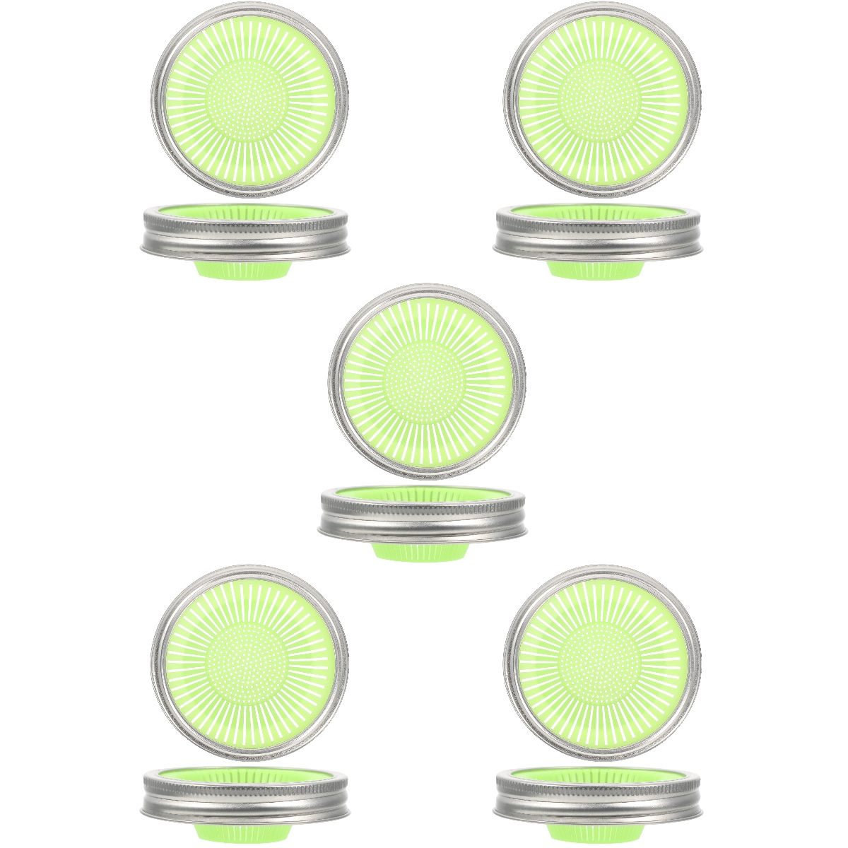 10 Pcs Jar Lids Jars Sprouts Lids Mesh Sprout Lid Bean Sprouting Lids ...