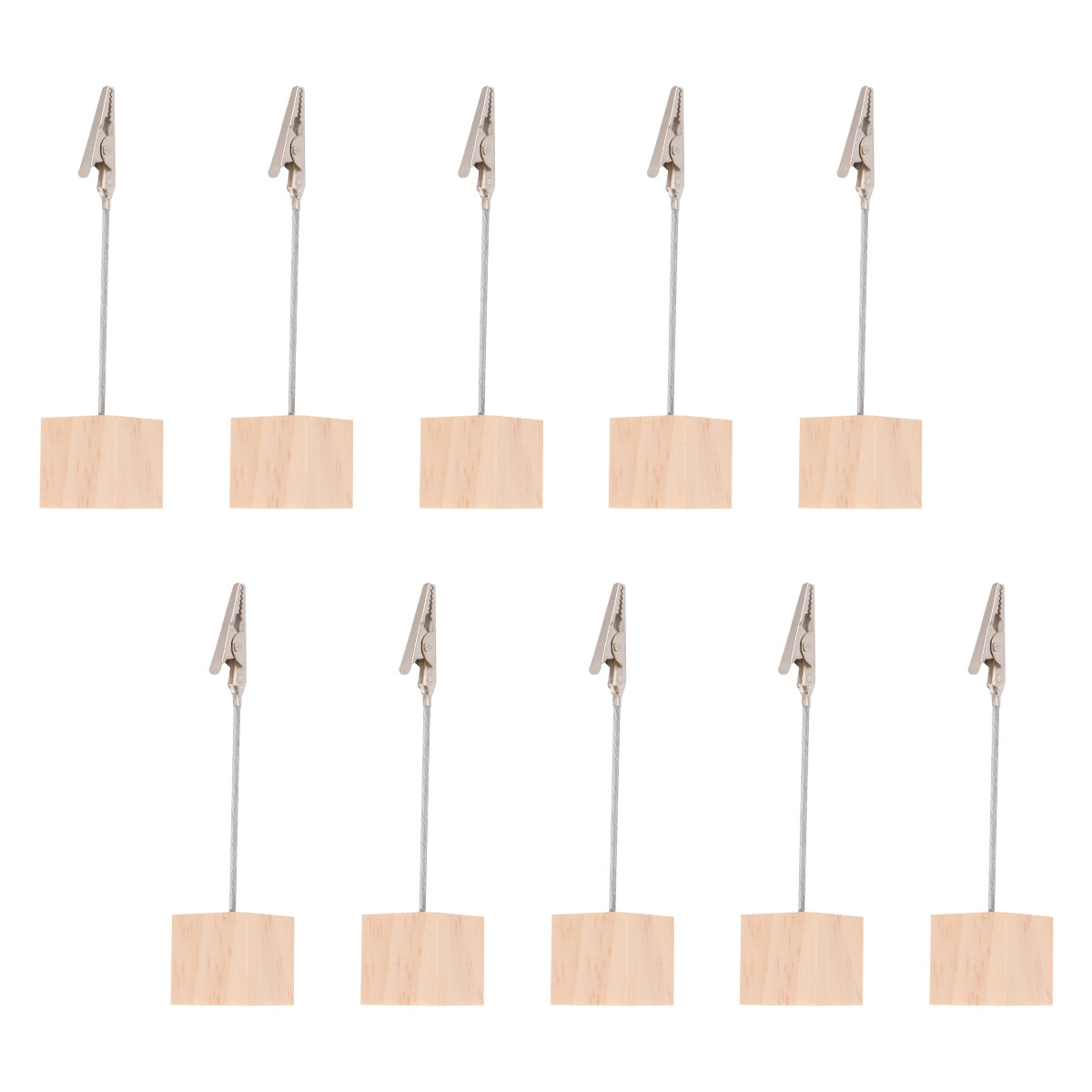 10 Pcs Memo Clips Tabletop Photo Holders Memos and Numbers Alligator ...