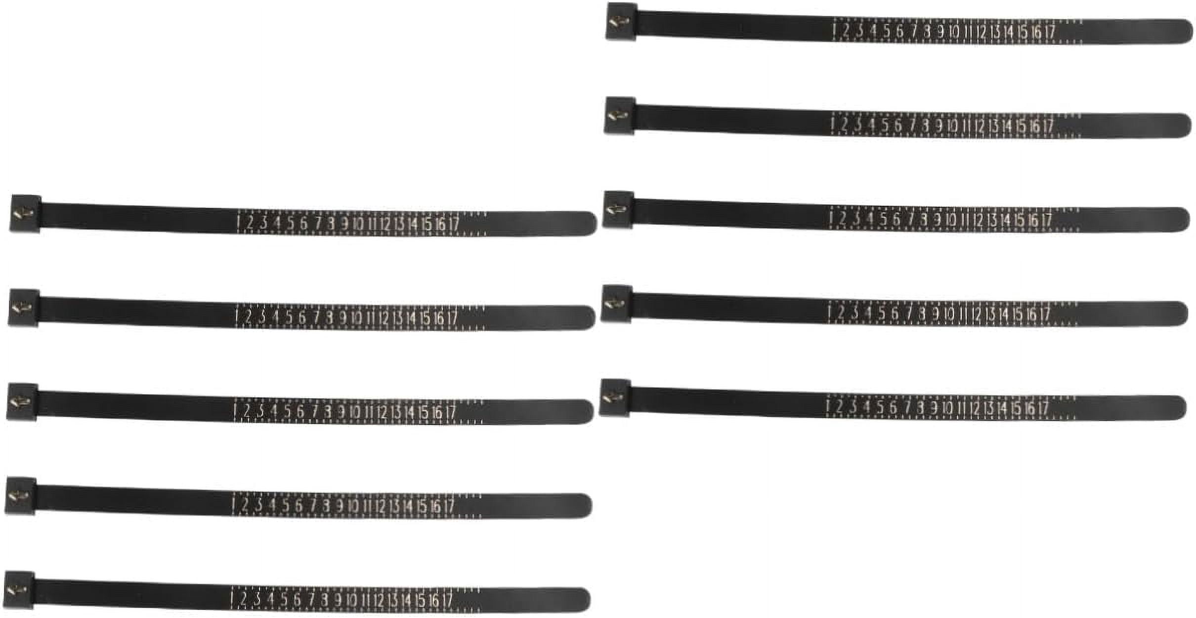 10 Pcs Men Ring Us Ring Size Ring Measuring Ruler Finger Gauge Ring ...