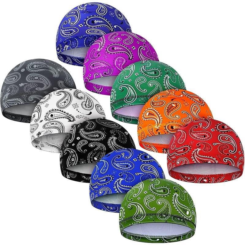 10 Pcs Men Skull Caps Cooling Welding Hard Helmet Liner Cycling Skull ...