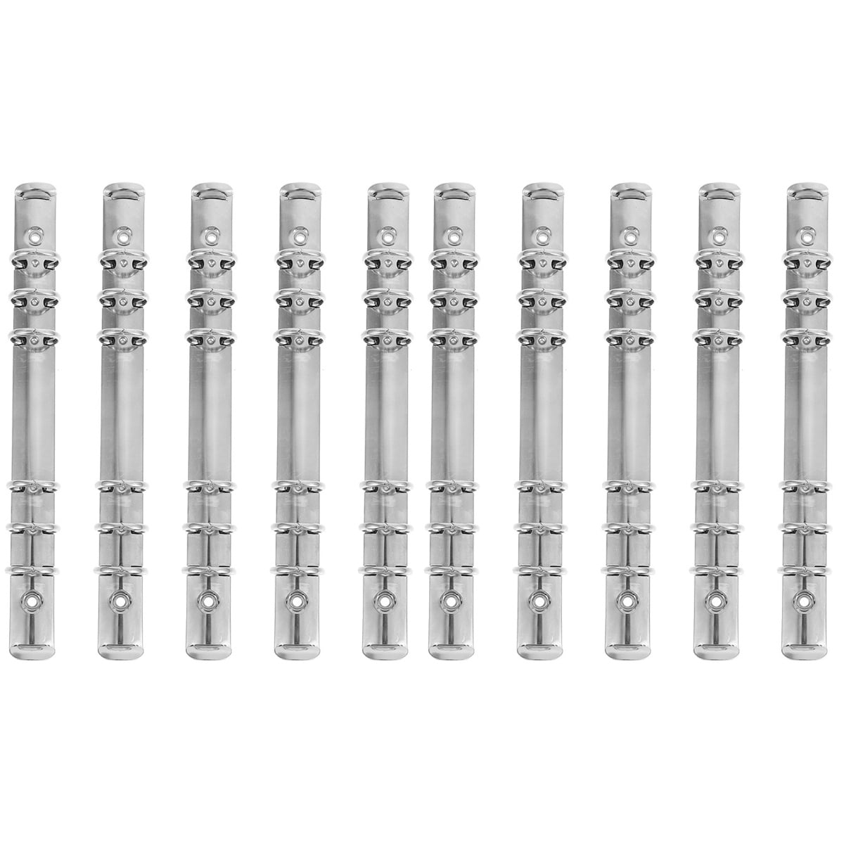 10 Pcs Metal Binder Mechanism Replacement Kit 6-ring Binder Mechanisms ...