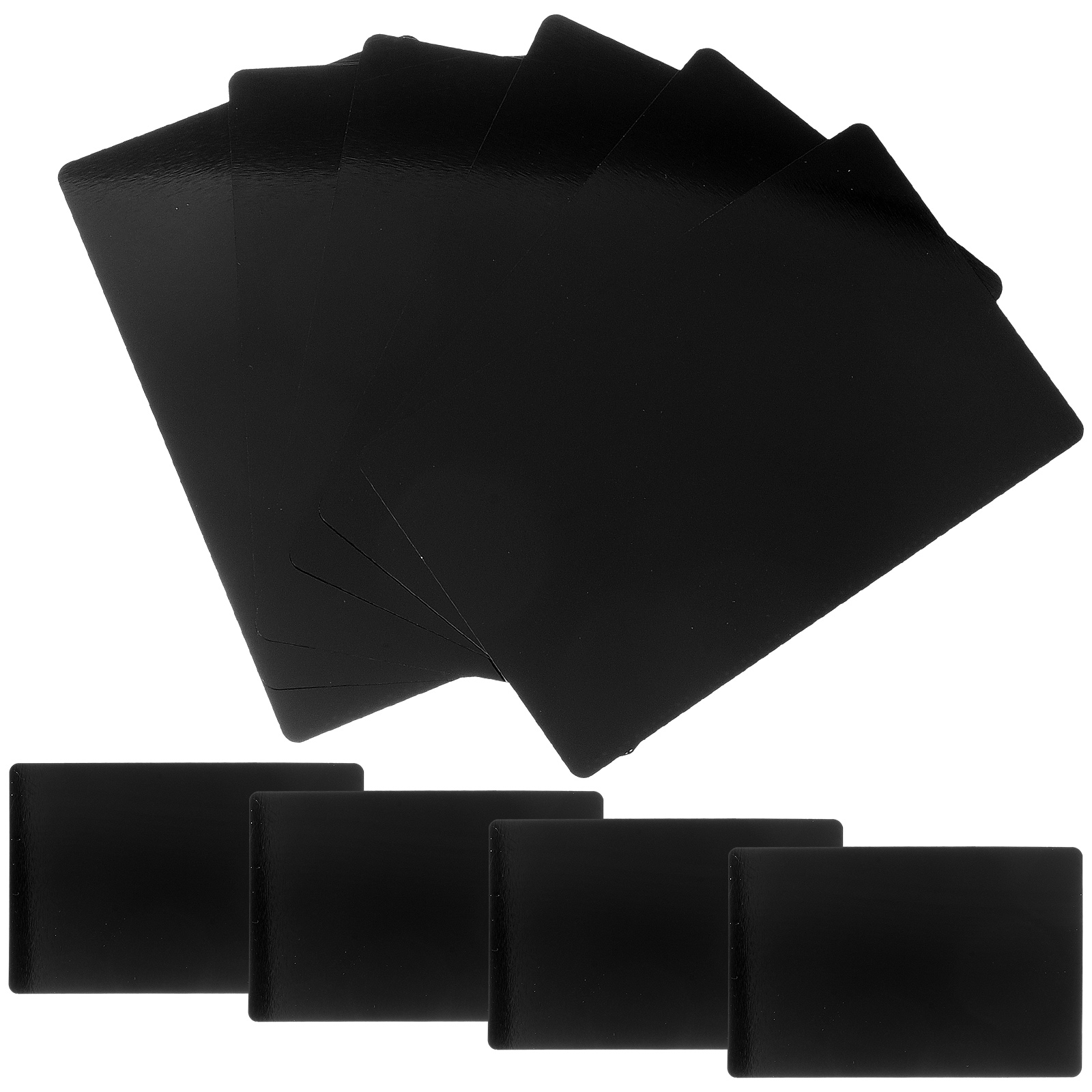 10 Pcs Metal Business Card Nameplates Making Cards Aluminum Plaque ...