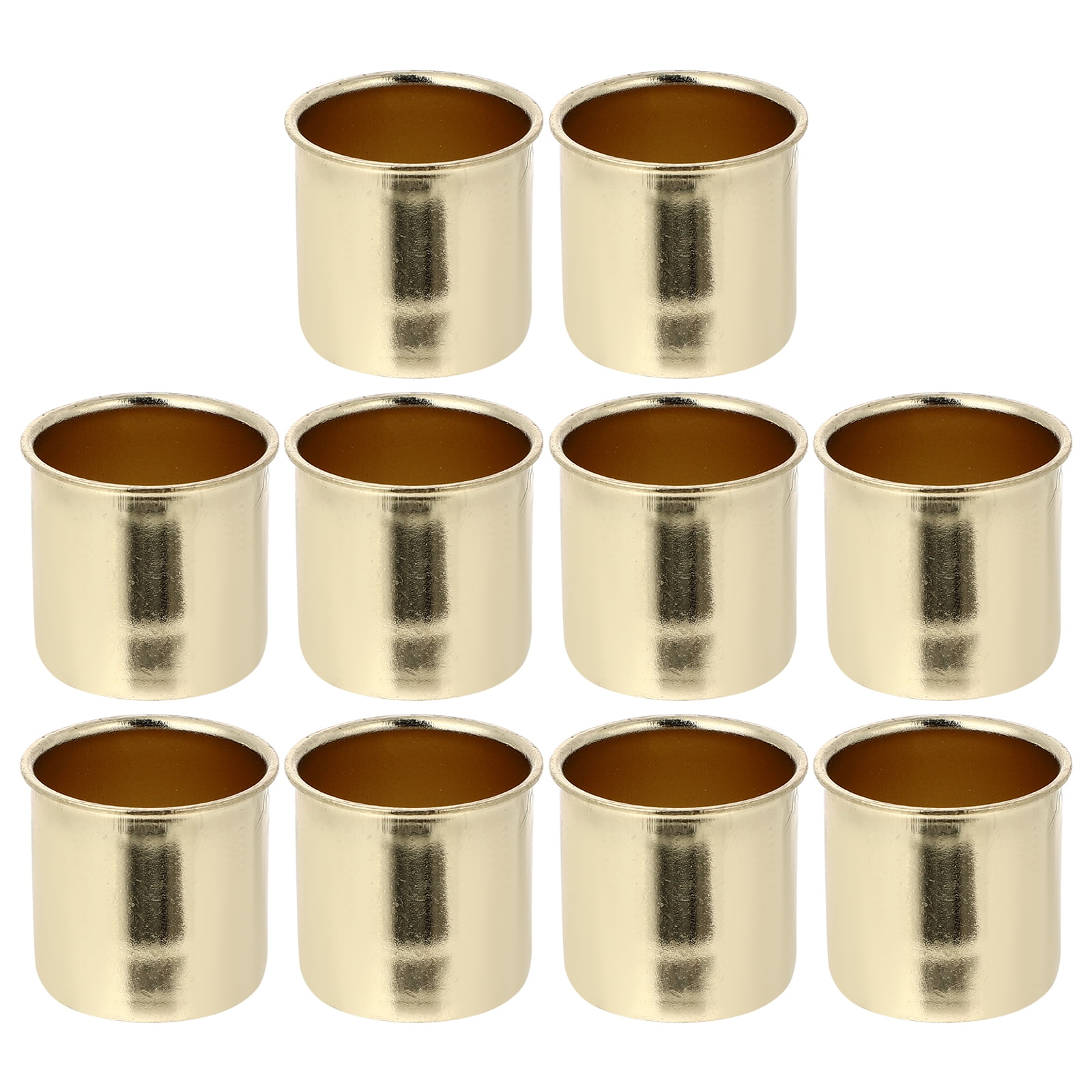 10 Pcs Metal Candle Cup Drip Guards for Candlestick Decor Taper Holders ...