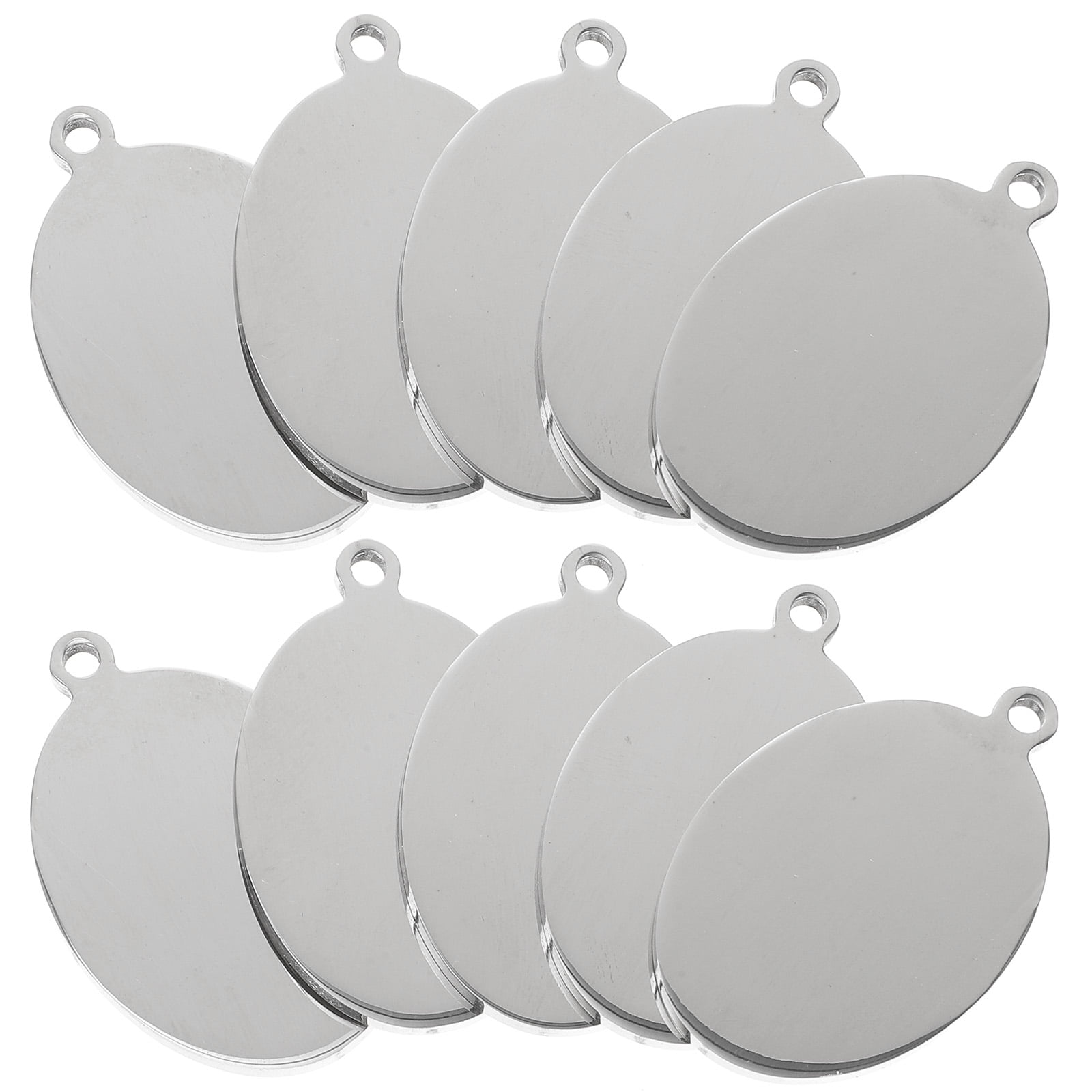 10 Pcs Metal Dog Tag Labels Puppy Dog Identification Tags Kitten Id ...