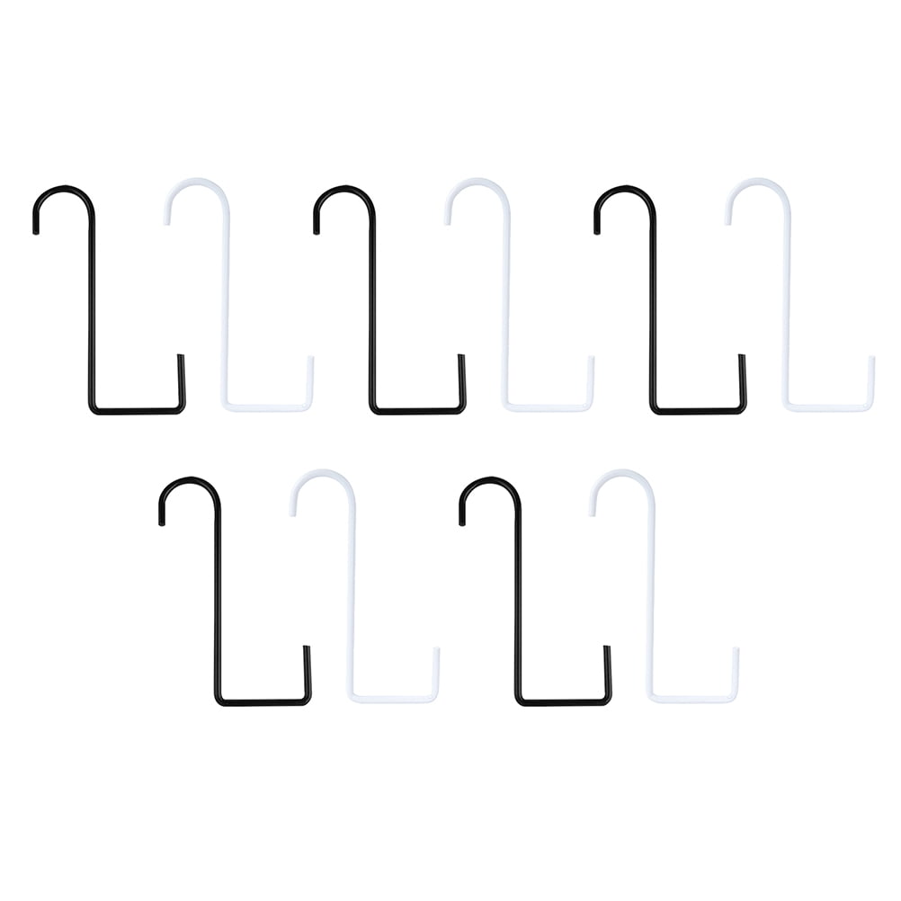 10 Pcs Metal Fence Hook Coat Hangers Planter Fence Hooks Stainless ...