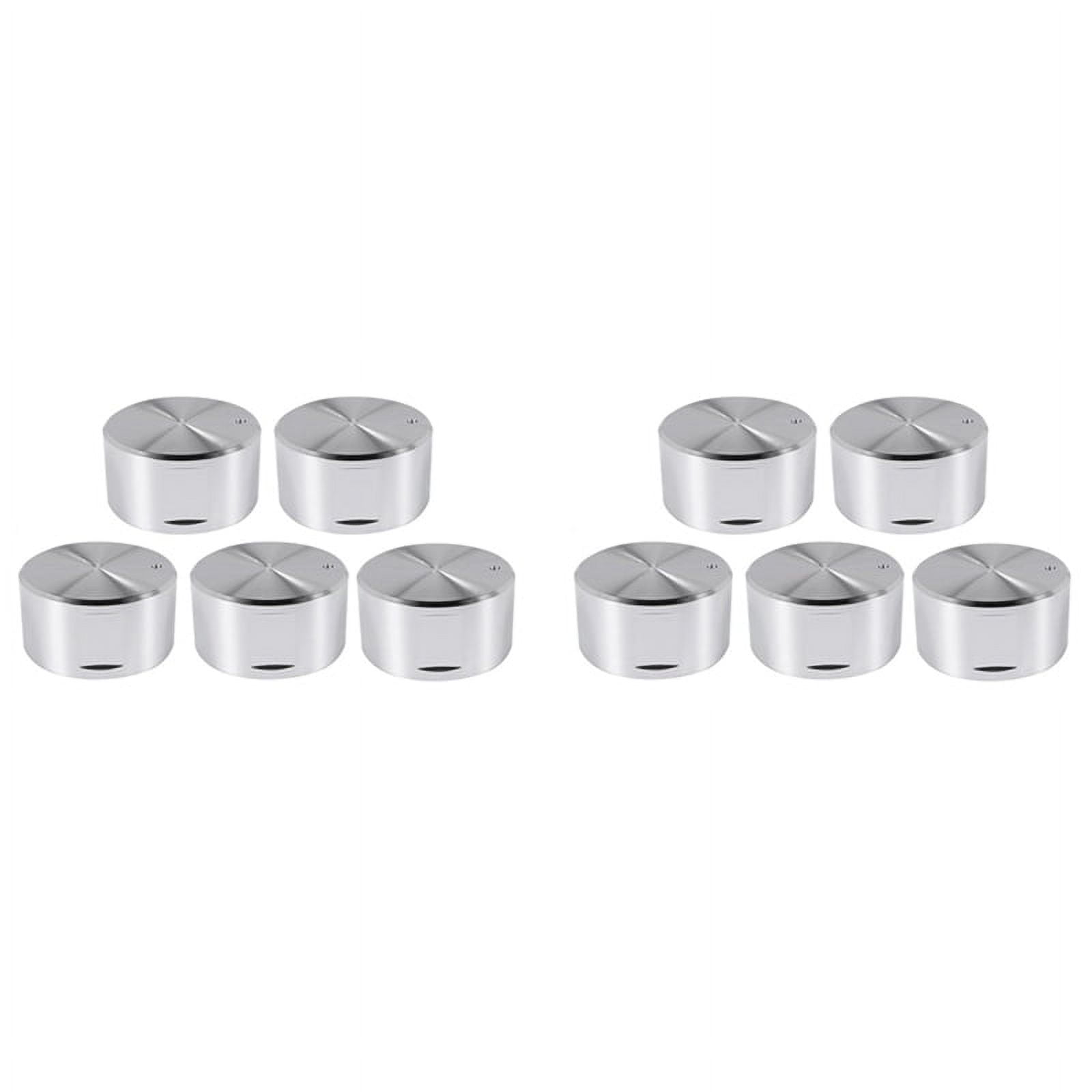 10 Pcs Metal Gas Stove Knobs 8mm Cooker Control Range Oven Knob Burner ...