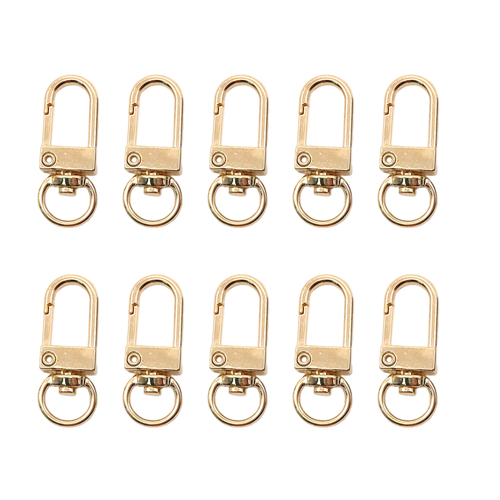 10 Pcs Metal Lobster Clasps Swivels Snaps Hooks Hardware Accessories ...