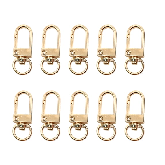 10 Pcs Metal Lobster Clasps Swivels Snaps Hooks Hardware Accessories ...