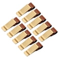10 Pcs Metal Pen Looped Holder Notebook Pen Sleeve Pen Clips Pen Looped ...