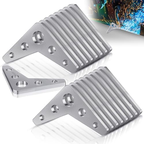 10 Pcs Metal Steel Plate Gussets 3" x 3" x 1/4" Welding Table ...