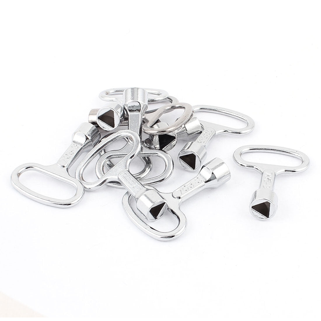 10 Pcs Metal Triangle Socket Spanner Key for 9x8mm Triangular Panel ...