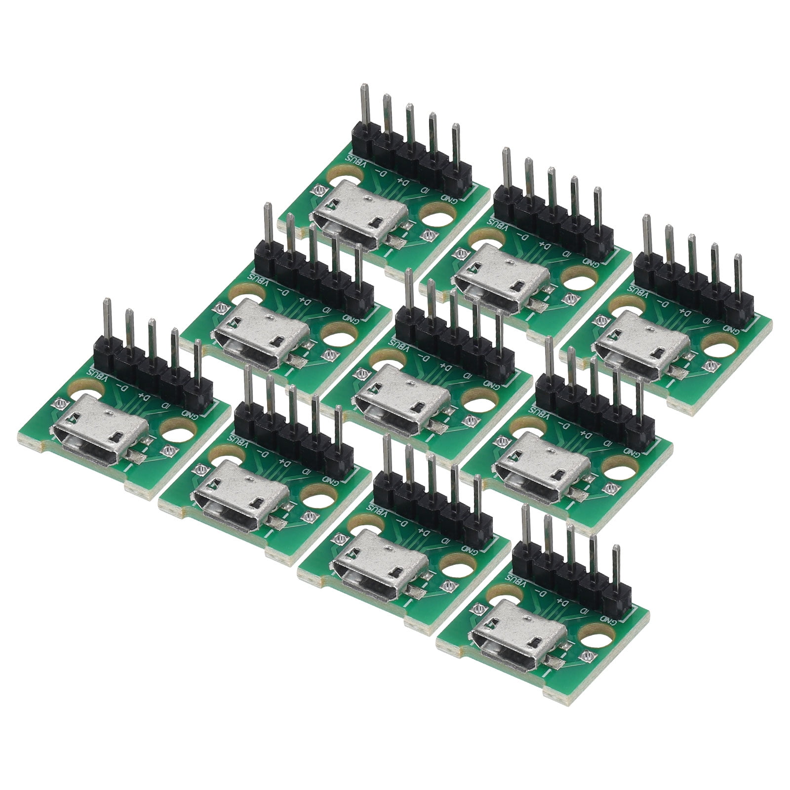 10 Pcs MiCro USB to Dip Female Sockets Type B 5pin Adapter Board Female ...