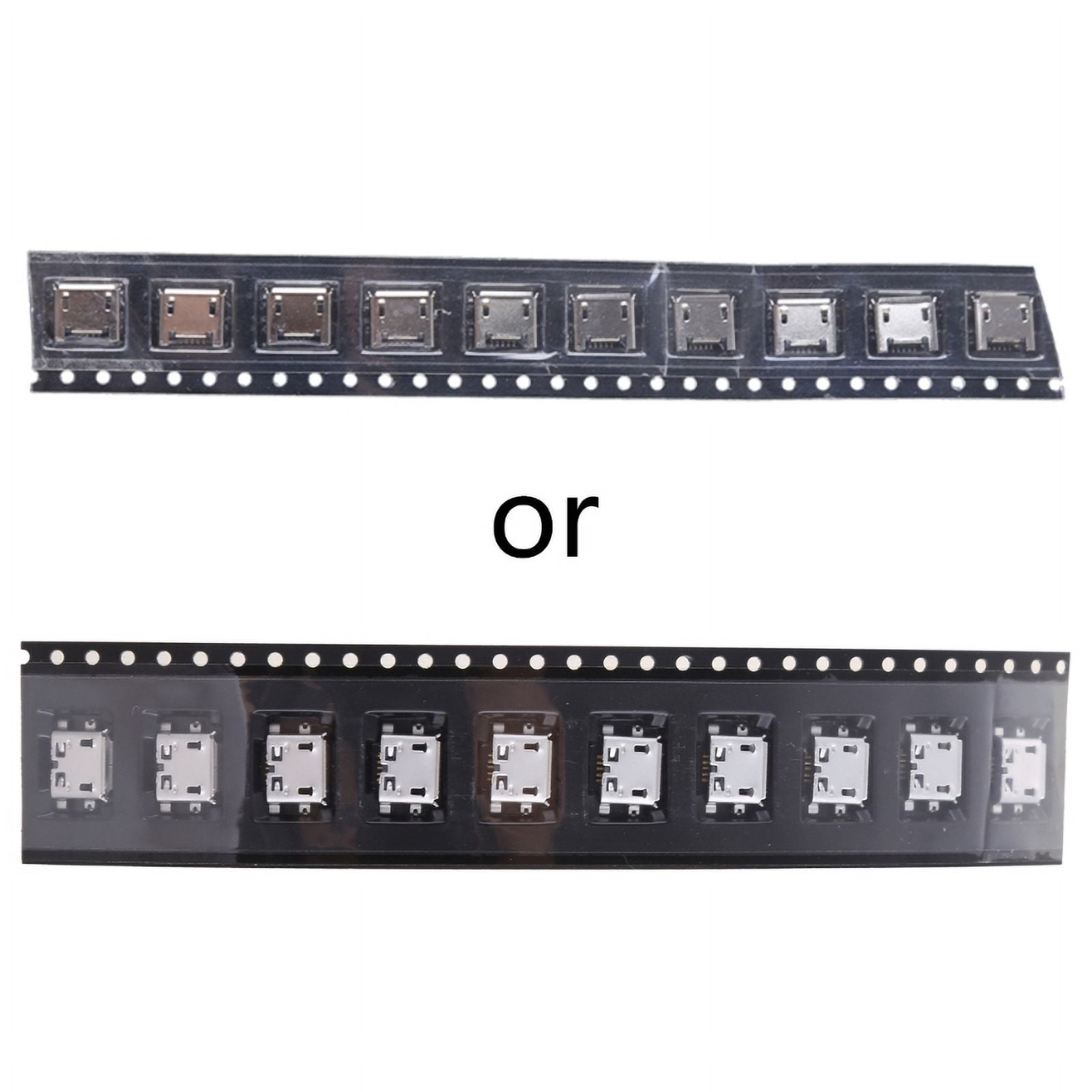 10 Pcs Micro USB Type B 5 Pin Female SMD 4 Pin Legs DIP Socket ...