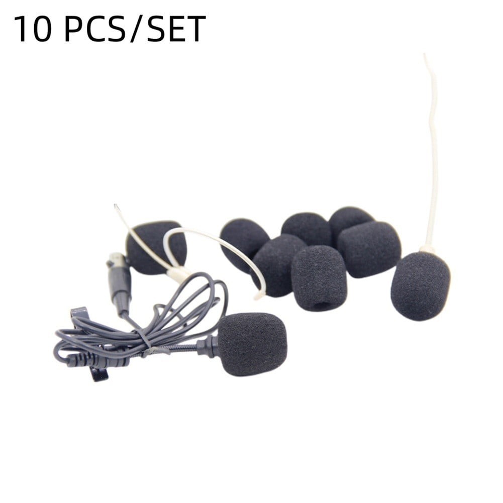 10 Pcs Microphone Foam Covers Windscreen Cover For Gaming Headset ...