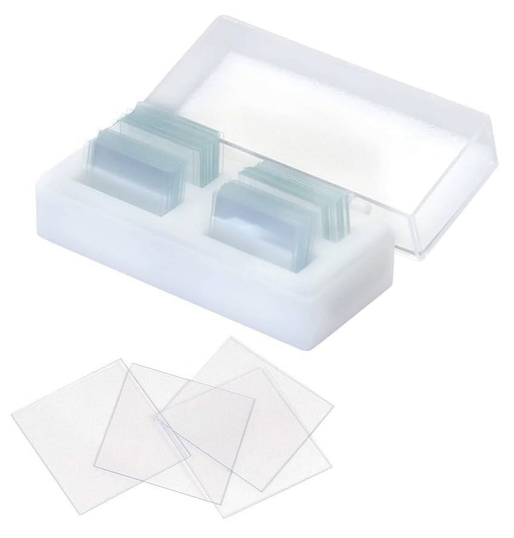 1 ounce Microscope Glass Cover Slide Slips Square 22mm x 22mm Thickness ...