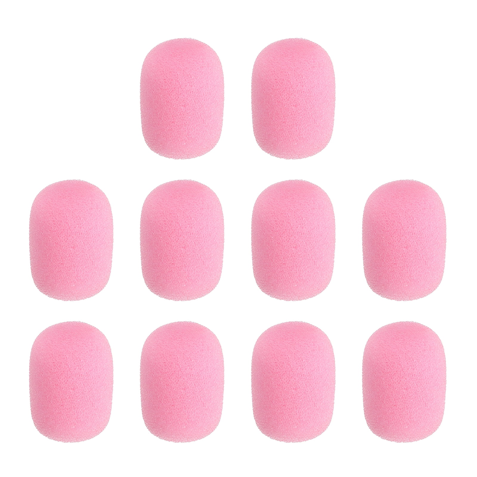 10 Pcs Mini Foam Microphone windscreen, 22x30mm High Density Pink Mic ...
