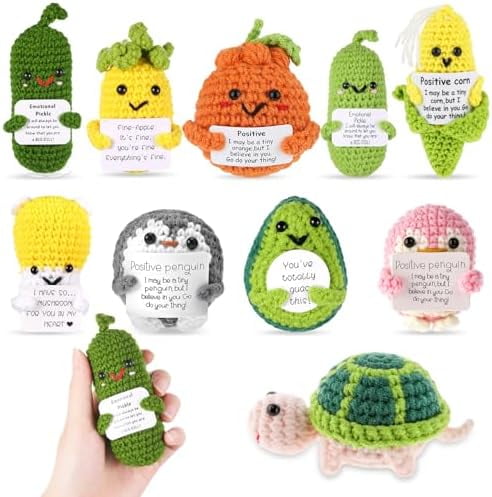 10 Pcs Mini Funny Potato Doll, Handmade Emotional Support Pickled ...