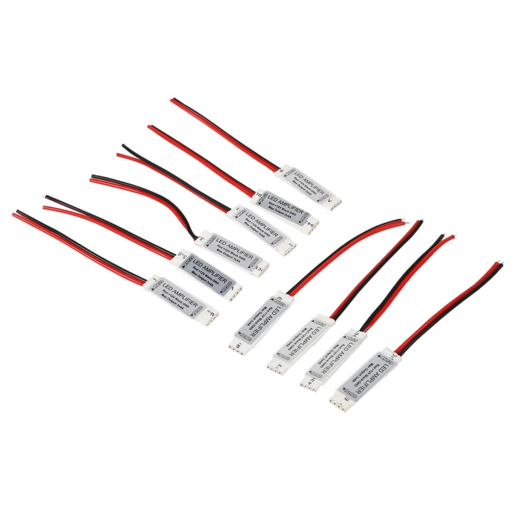 10 Pcs Mini Led Amplifier Controller Amplificador Power Accessories for ...