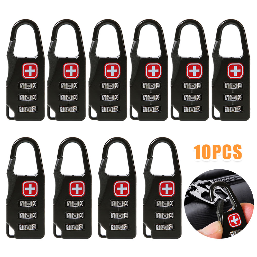 TraverGo 3 Digit Combination Lock, Green TR1120GN - Walmart.com