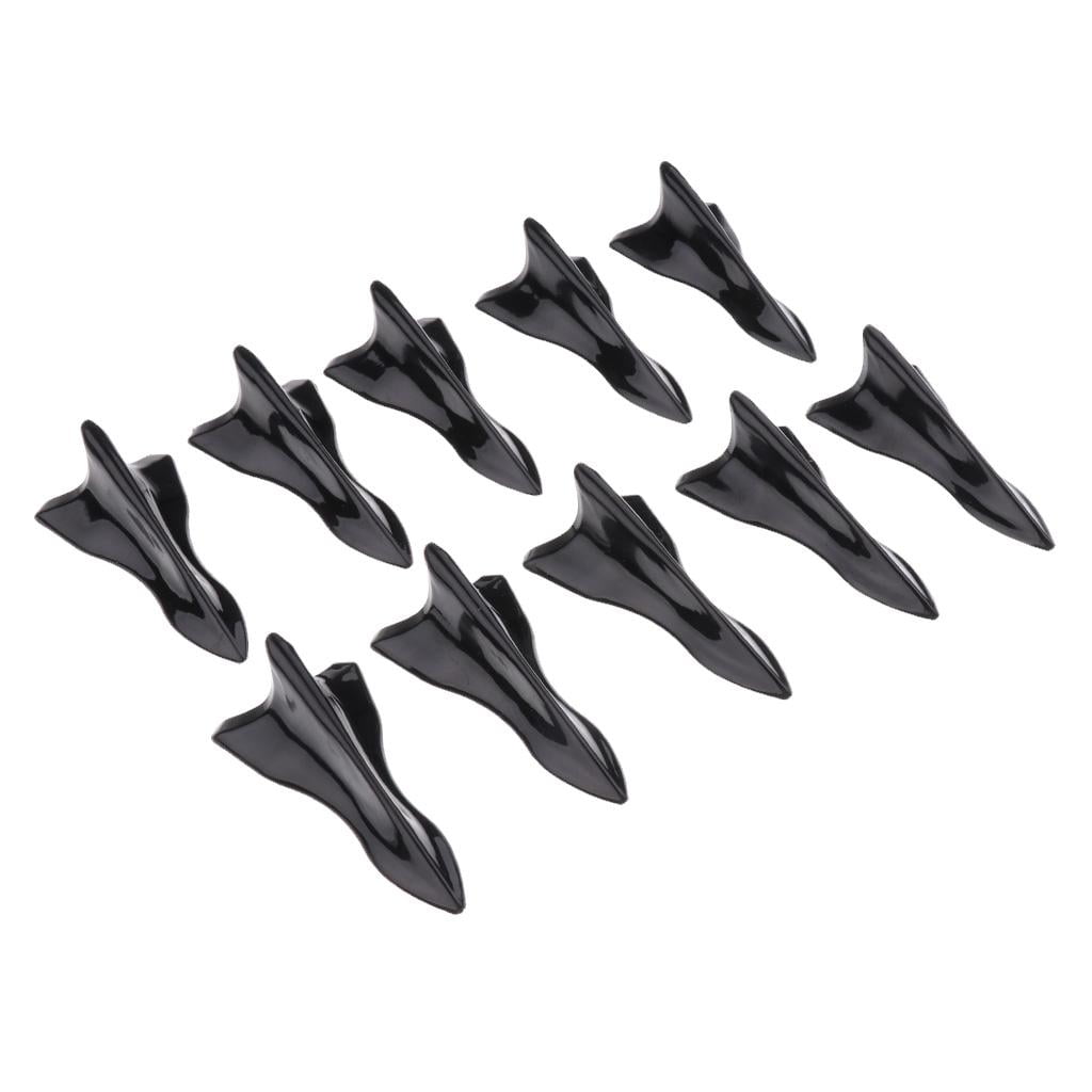 10 Pcs Mini Shark Fin Diffuser Universal Car Truck SUV Roof Decoration ...