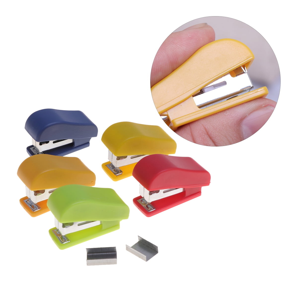 10 Pcs Mini Stapler Desktop Stapler Unique Design Stapler Pocket ...