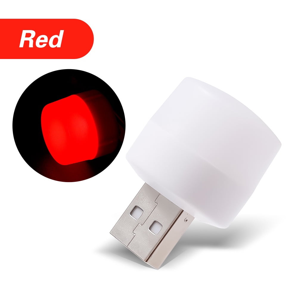 10 Pcs Mini USB Night Light Eye Protection Colorful Night Light Bulbs ...
