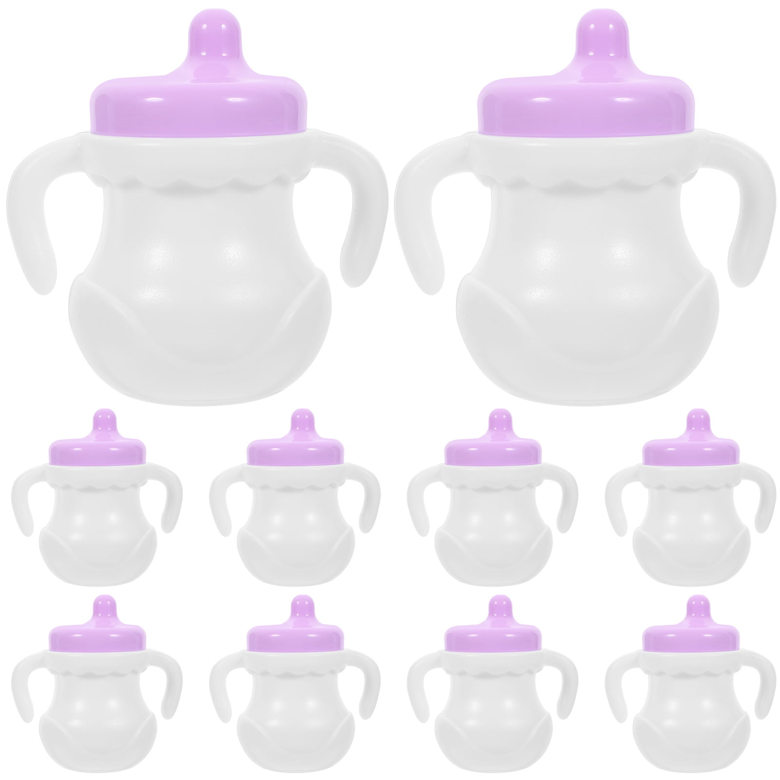 10 Pcs Miniature Milk Bottles Baby Shower Party Favors Child - Walmart.com
