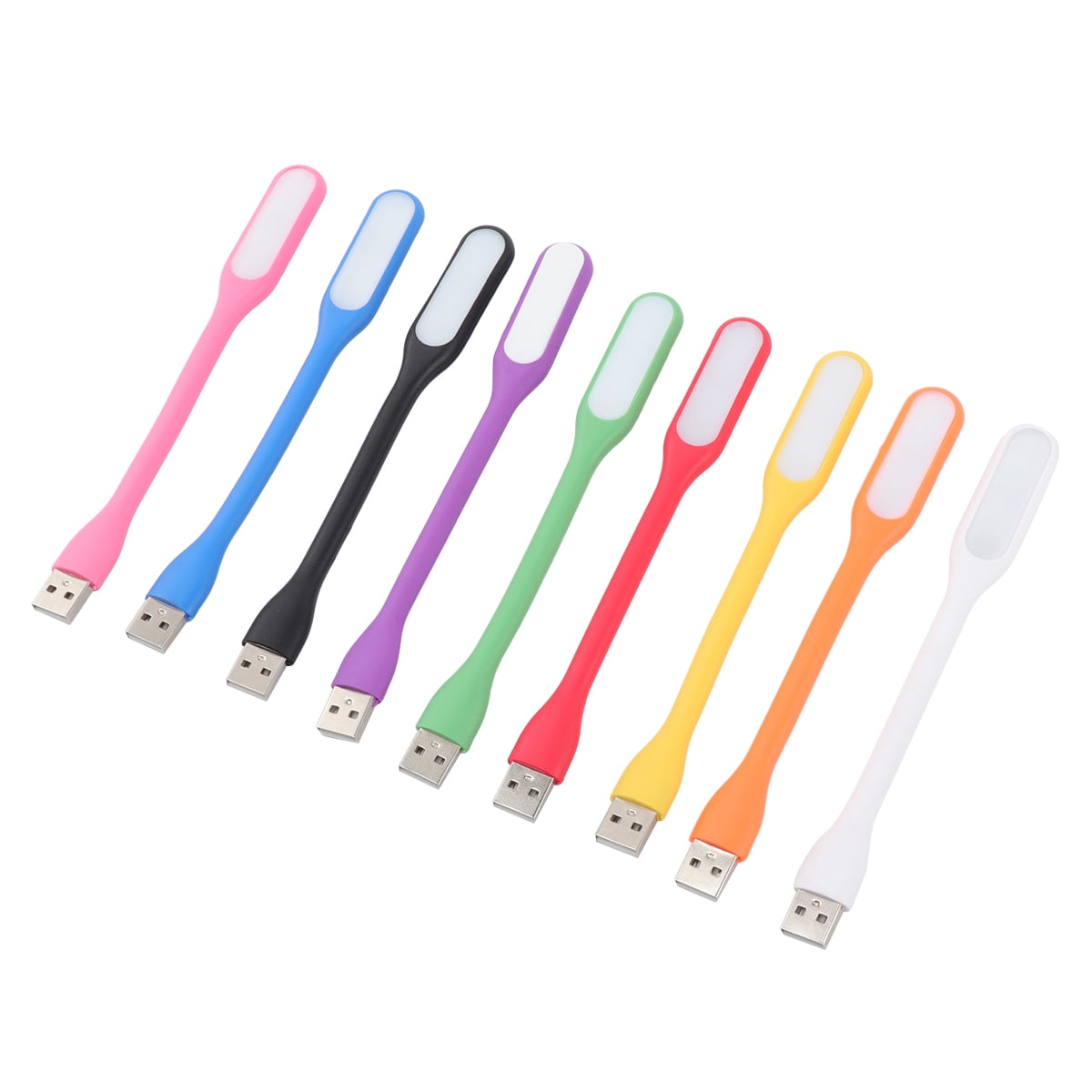 10 Pcs Mixed Flexible USB LED Light Lamp Adjustable Reading Lamp ...