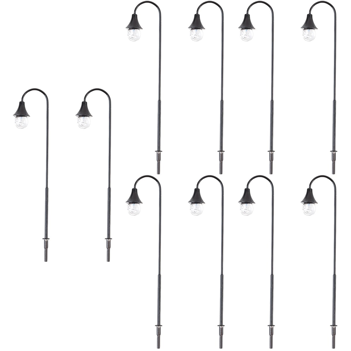 MERRYHAPY 10Pcs Mini Street Lamp Kids Toys Street Miniatures Micro ...